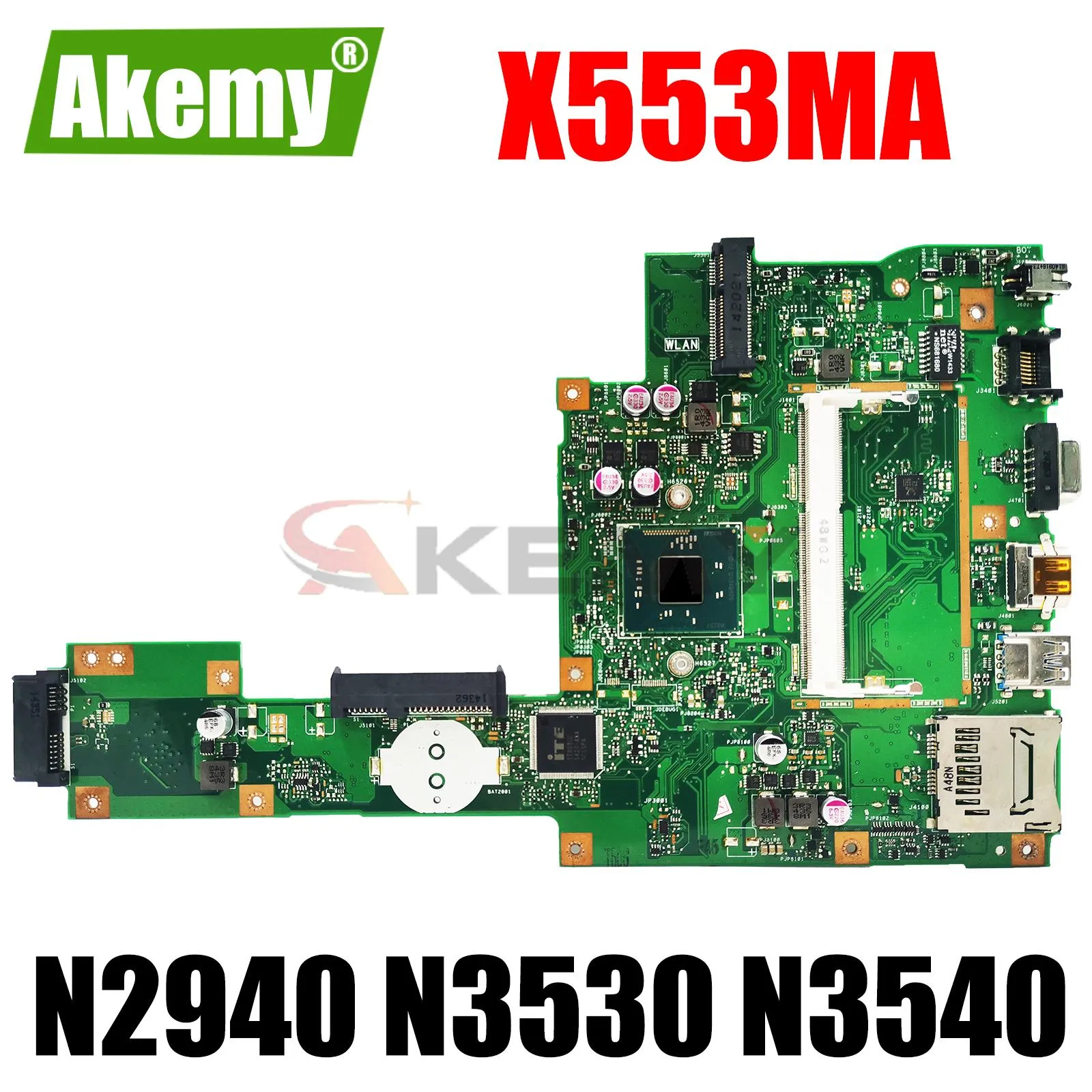 ASUS Laptop Motherboard CPU - X553MA, X503M, F553MA, F553M Mainboard ...