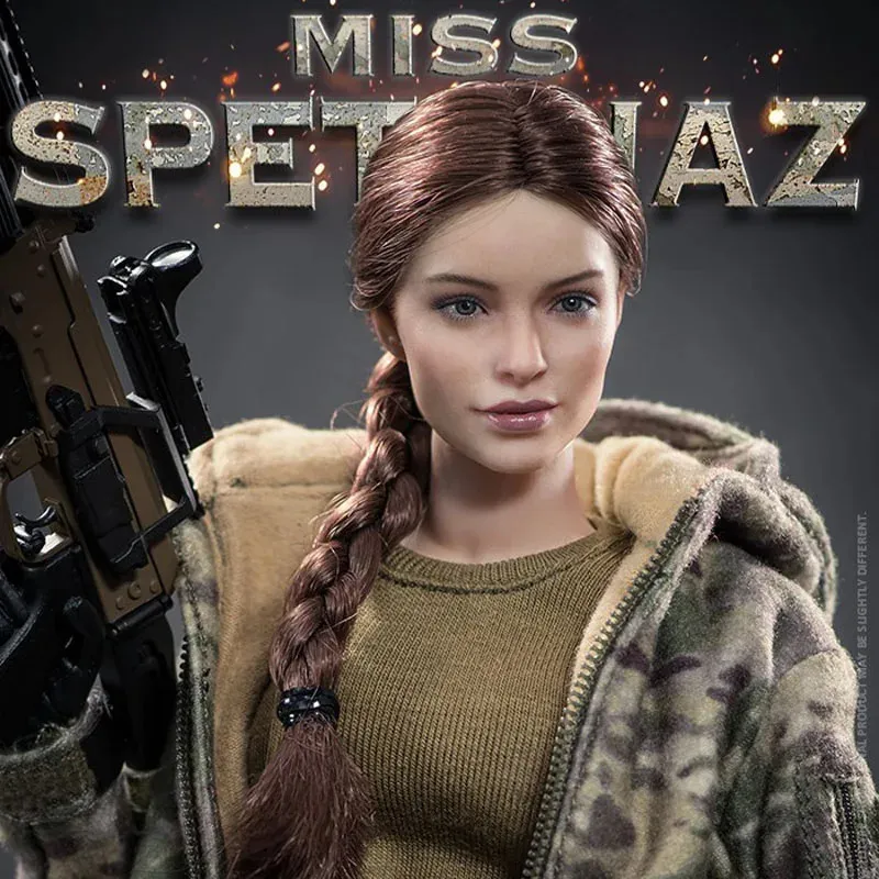 VERYCOOL VCF 2052 1/6 Russian Female Soldier Head Sculpt Suntan Skin ...