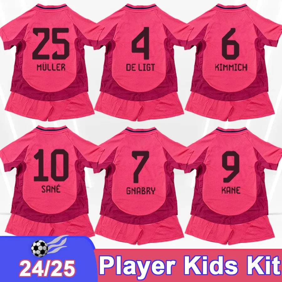 24 25 MULLER Kids Kit Player Version Soccer Jerseys KANE KIMMICH GNABRY ...