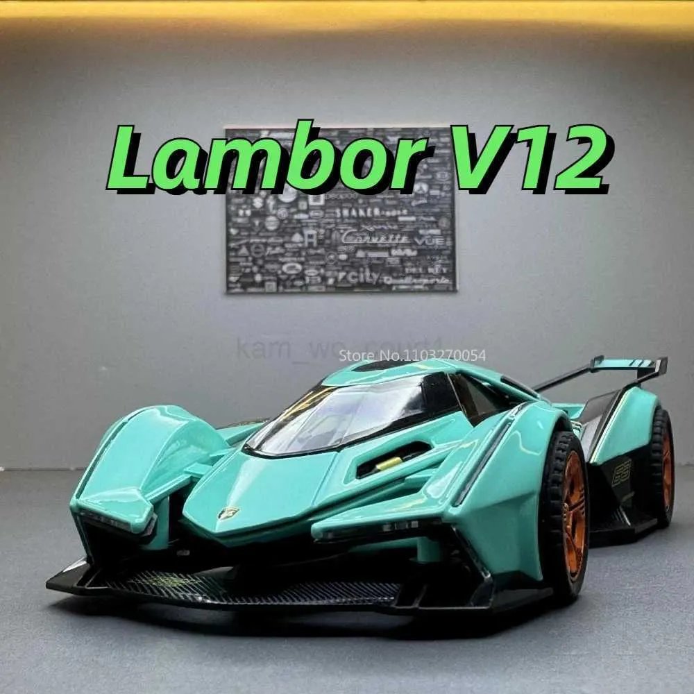 1/32 Model Car For Lambor V12 Metal Vehicle Super Sport Racing Car ...