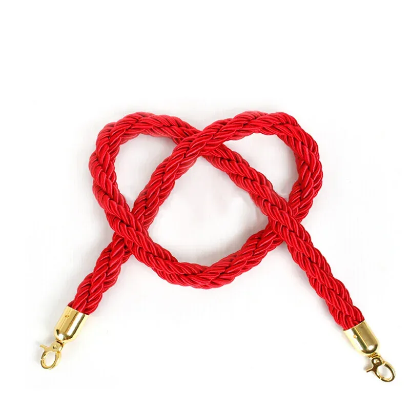 KINJOIN 2m Long Twisted Lining Barrier Rope High Quality Flannel Sling ...