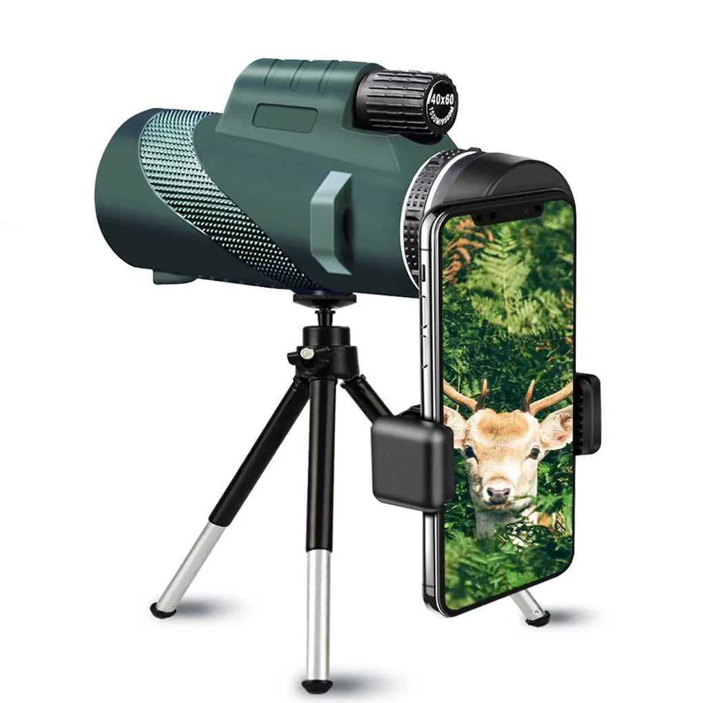80x100 Monocular Telescope - Long Range Viewing, 10000m, Compact ...