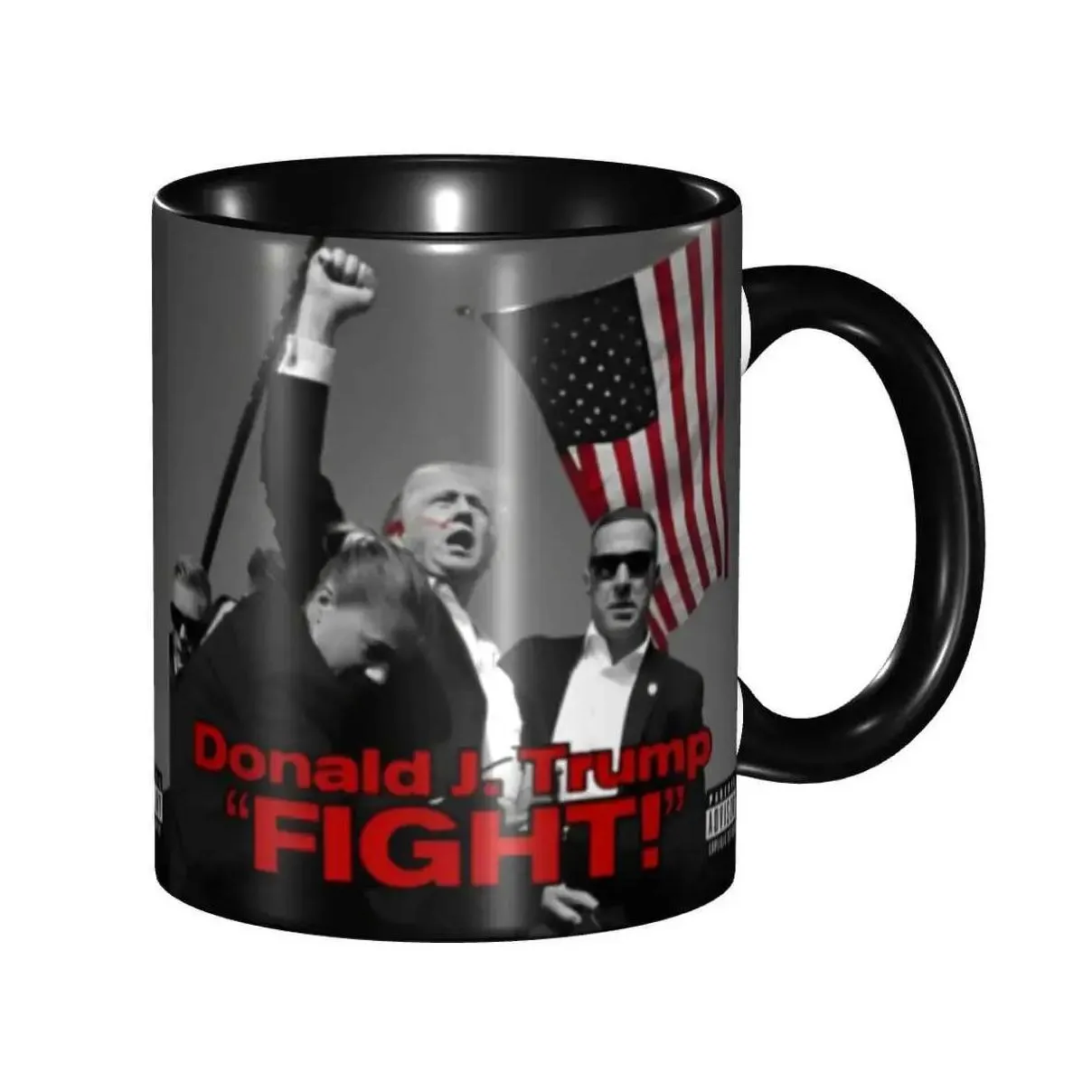 Assassination Trump S Fight Porter Ceramic Mug Cute 2024 Shooting At ...
