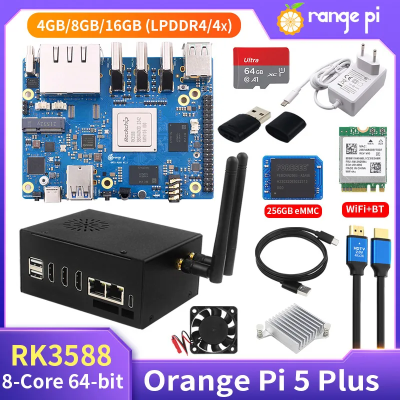 DHgate.com:Orange Pi 5 Plus | Upgraded 2024 Model | Rockchip RK3588 | 4GB/8GB/16GB RAM | Dual 2 ...