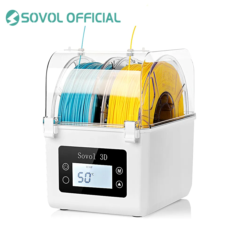 DHgate.com:Sovol 2 Rolls Filament Dehydrator Spool Holder Filaments Dry Box for 1.75mm, 2.85mm ...