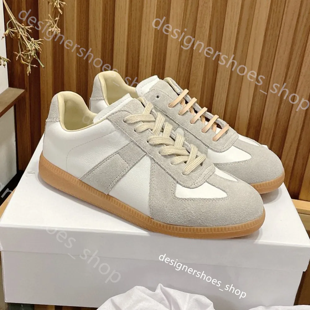 Replica Sneakers Man Woman Soft Leather Shoes 100% Real Leather Mirror ...