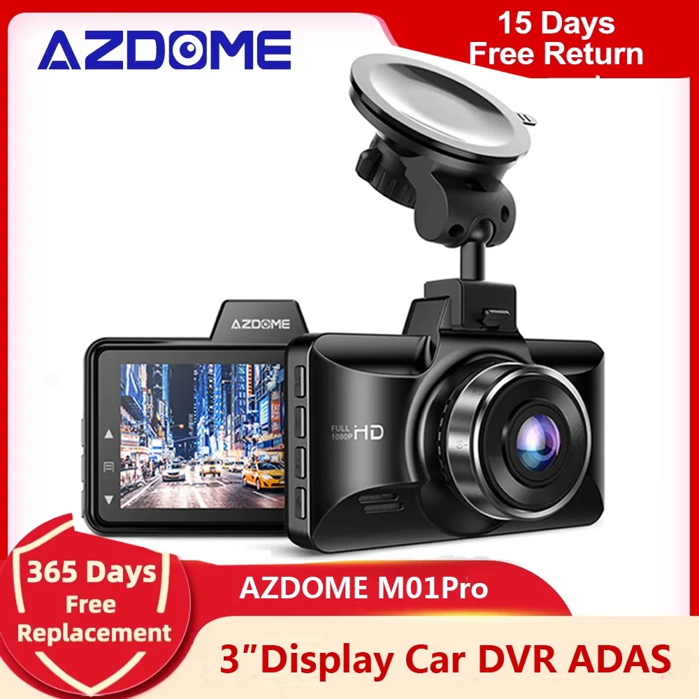 DHgate.com:AZDOME M01 Pro Dual View 4K Dash Cam: 3 Inch IPS Screen ...