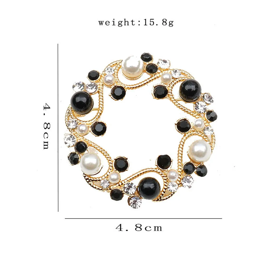 Vintage Rhinestone Letter Brooches For Women: Elegant Gold/Silver Suit ...
