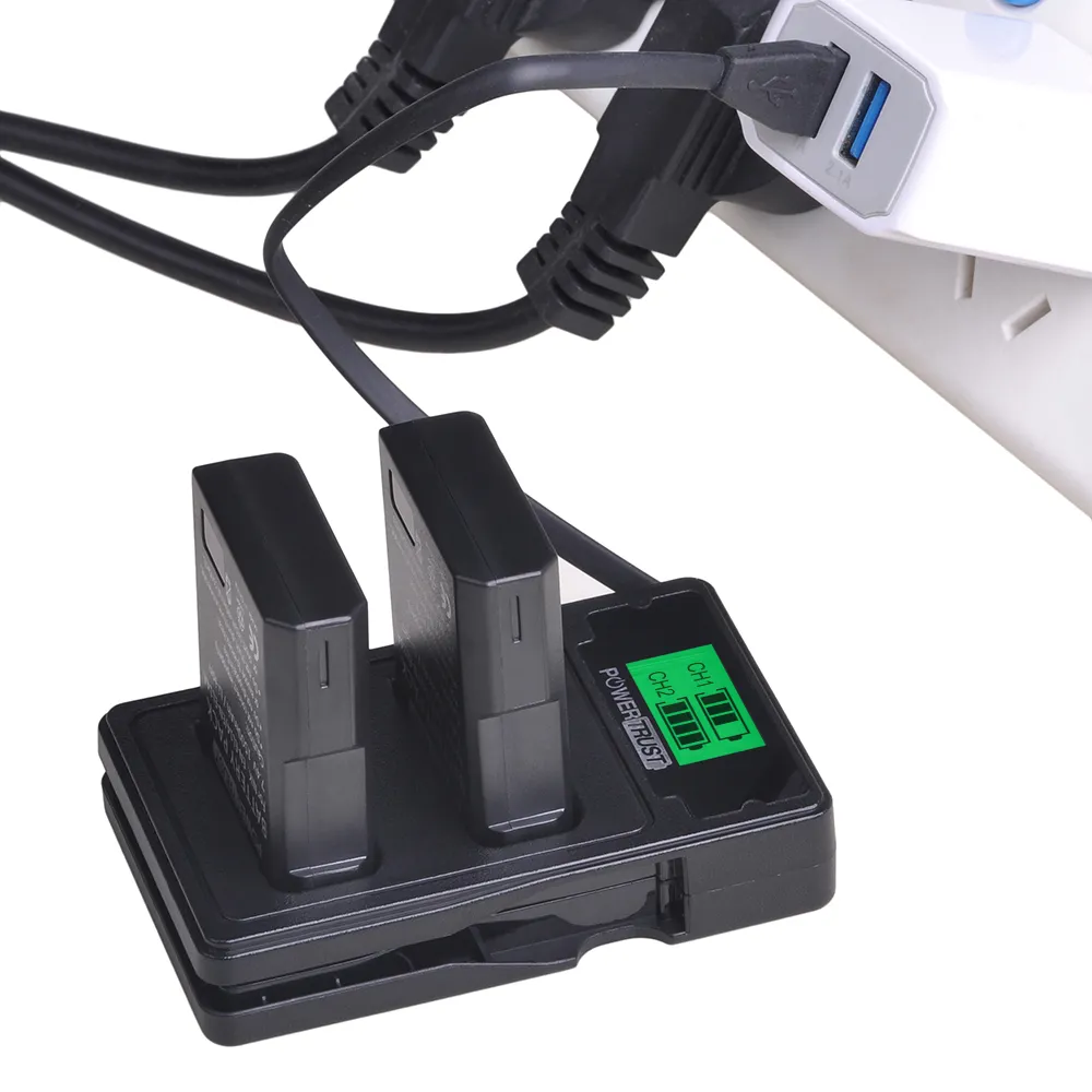 DHgate.com:Versatile Type-C Battery Charger for EN-EL/NP-FW/LP-E/NB/DMW ...