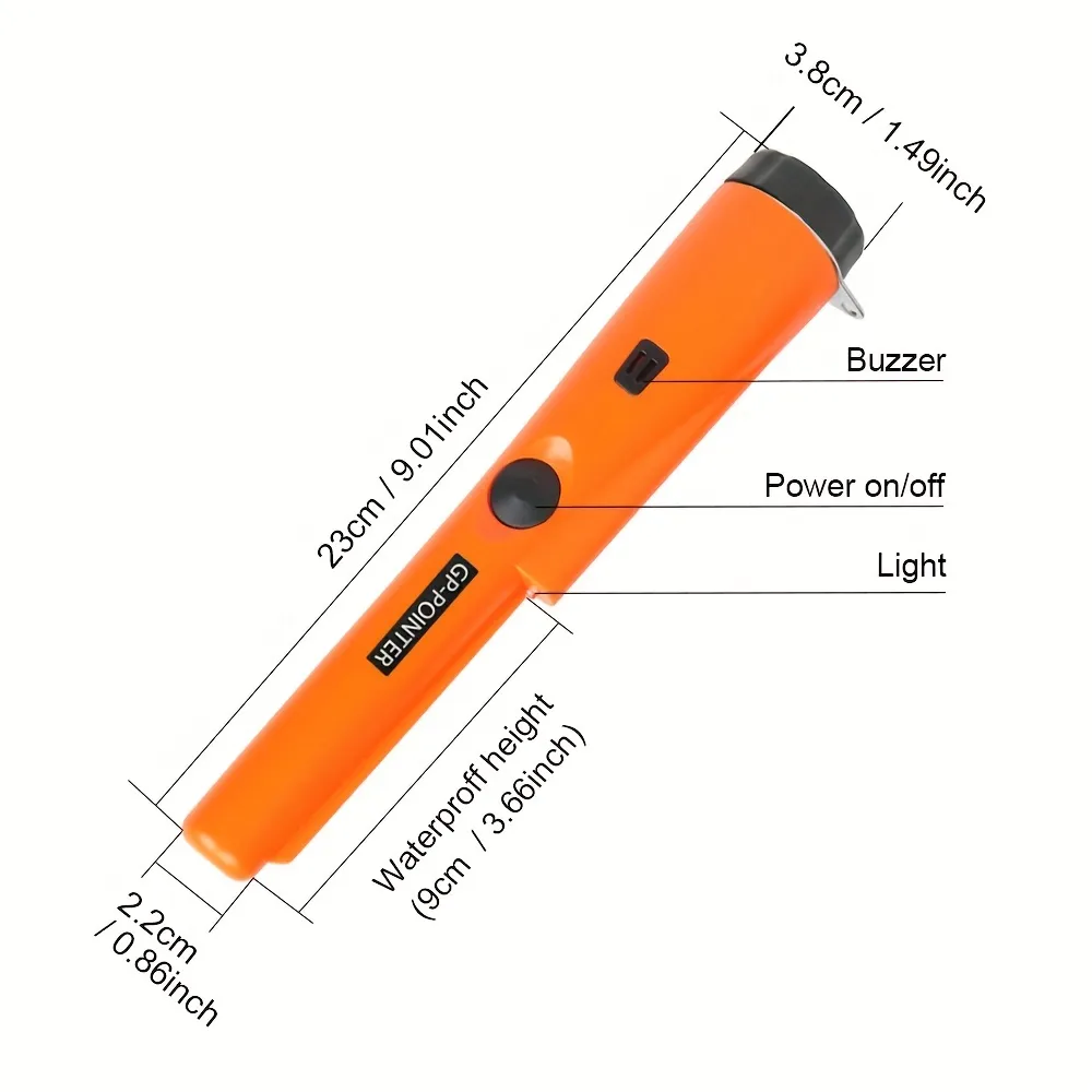 DHgate.com:GP-Pointer Metal Detector: Waterproof Pinpointer with LED ...