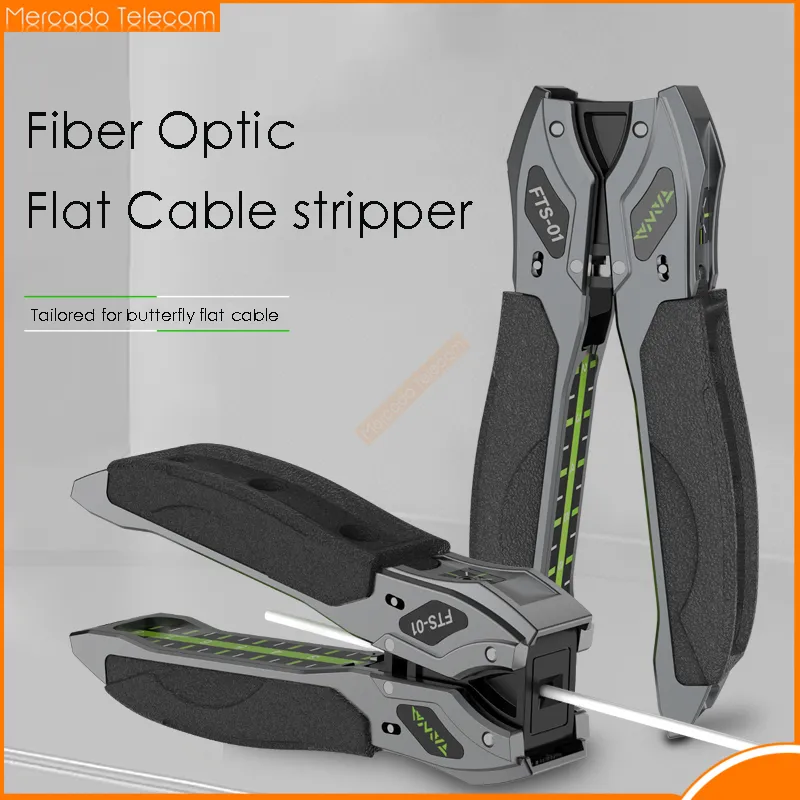 Fiber Optic Drop Cable Stripper - FTTH Flat Cable Tool, 3.0mm x 2.0mm ...