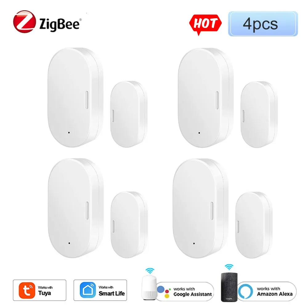 Intelligent Zigbee Door Magnetic Door Sensor Detector For Home Safety ...