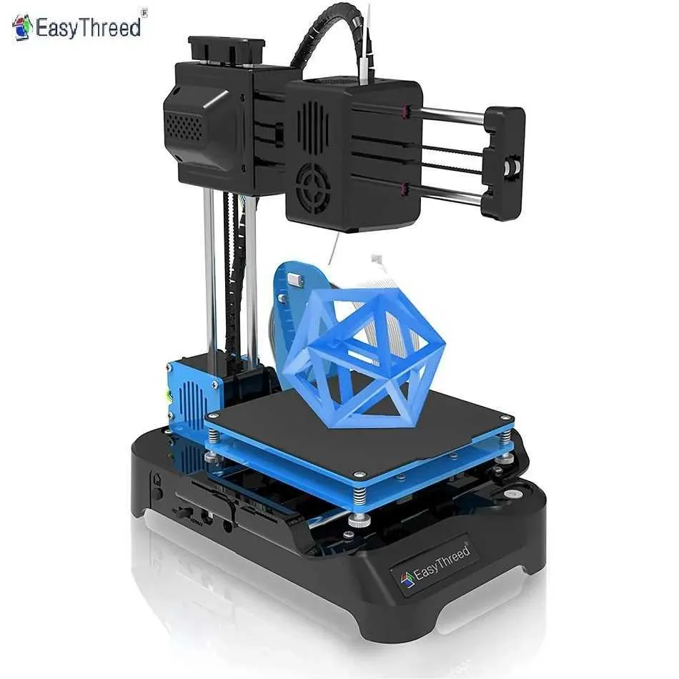 EasyThreed K7 Mini 3D Printer - Beginner-Friendly DIY Kit for Kids & Adults | Simple ...