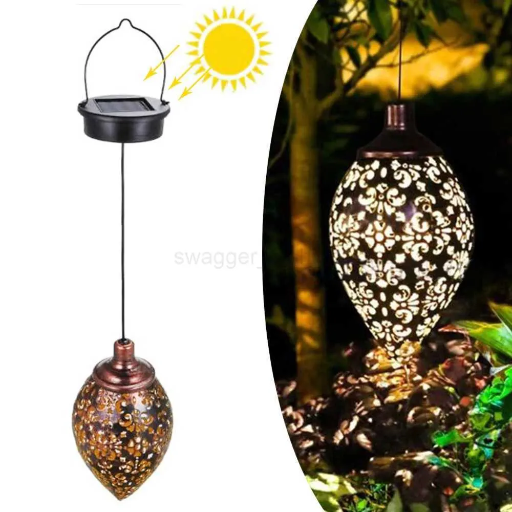 Solar Hanging Lanterns Outdoor Moroccan Style LED Fairy Lights, IP55 ...