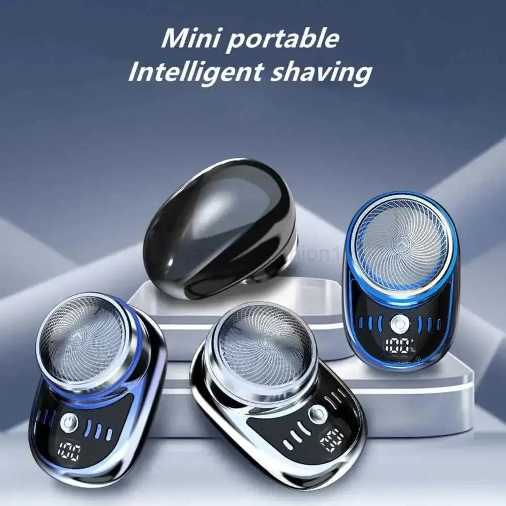 Mini Portable Electric Shaver - USB Rechargeable Travel Razor for Men ...