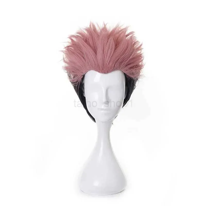 Jujutsu Kaisen 30cm Ryomen Sukuna 2d Cosplay Wig Heat Resistant ...