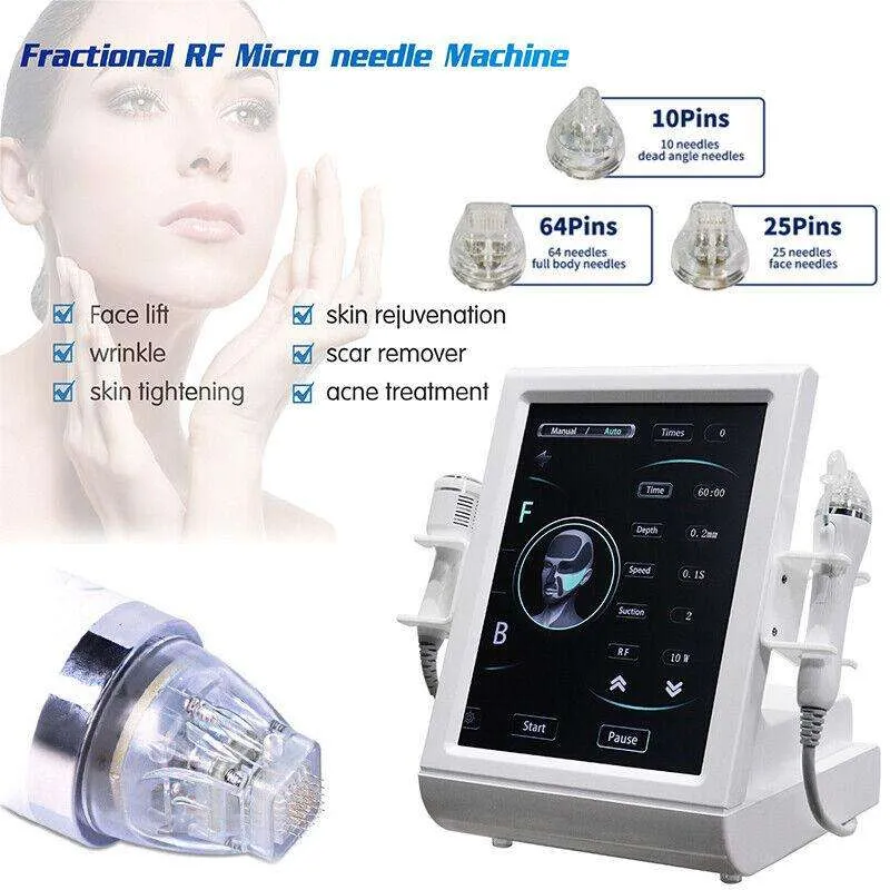 2 In 1 Fractional RF Fractional Microneedling Machine With Ice Hammer ...