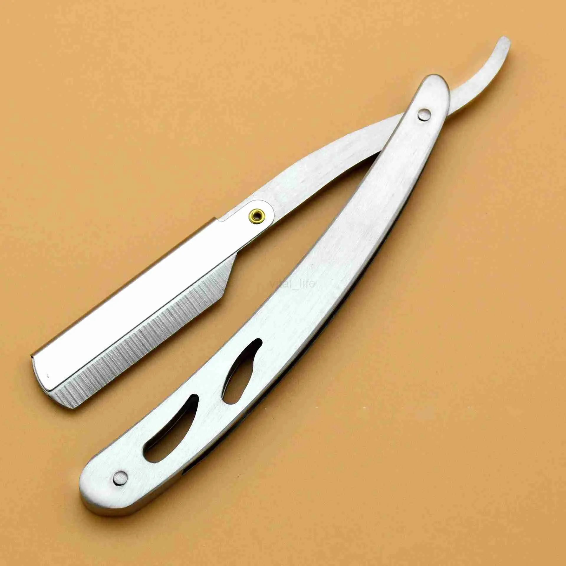 Stainless Steel Manual Safety Razor | Classic Barber Straight Edge ...