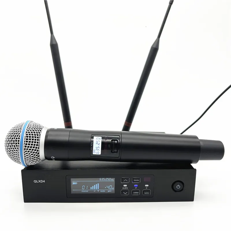 Wireless Karaoke Mic Fullset: UHF True Diversity Microphone System For ...