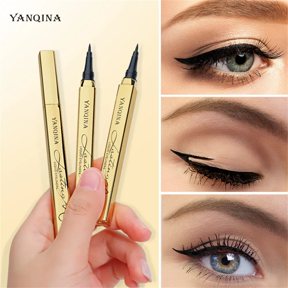 Yanqina Smooth Touch 3D Liquid Eyeliner Pen - 0.05mm, Waterproof, Non ...