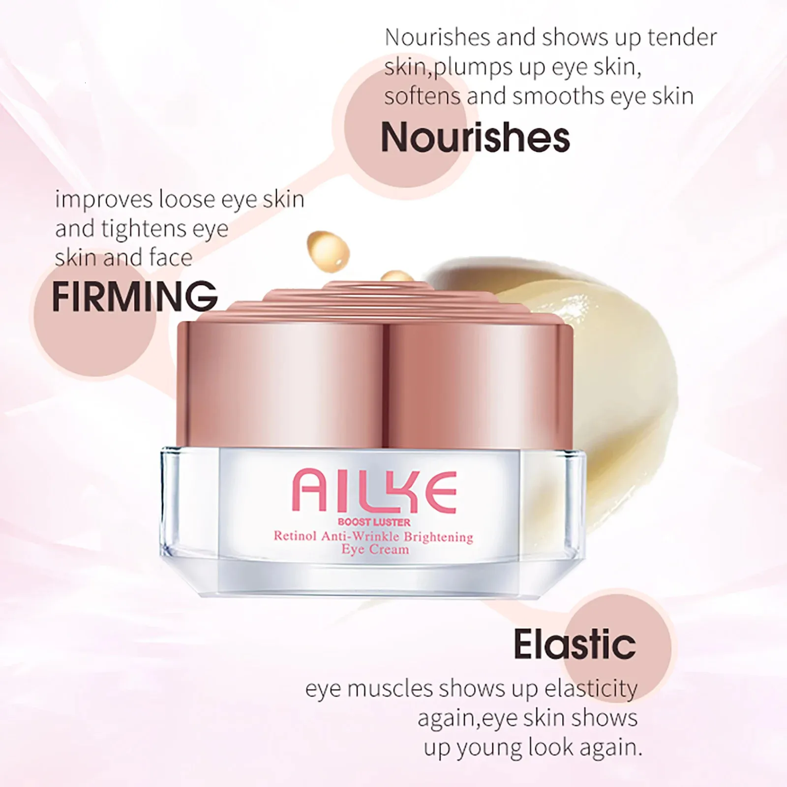 Retinol Eye Cream: Brightening, Firming, & Anti-Wrinkle - Reduce Dark ...