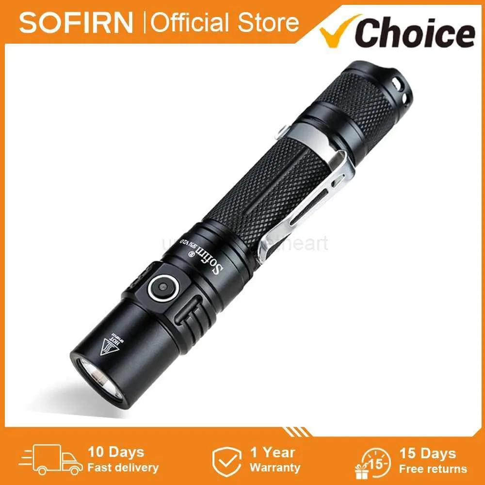 Sofirn SP31 V2 Tactical LED Flashlights 1200 Lumen 18650 Torch With ...