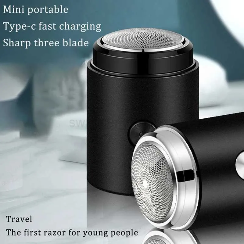 Pocket-Sized Electric Razor: Mini Foil Shaver for Travel & Outdoor Use ...