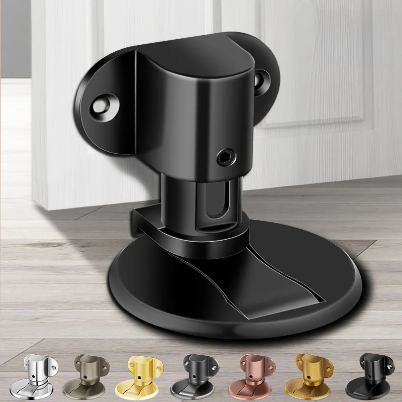 Adjustable Height Magnetic Door Stop: Premium Zinc Alloy, Punch-Free ...