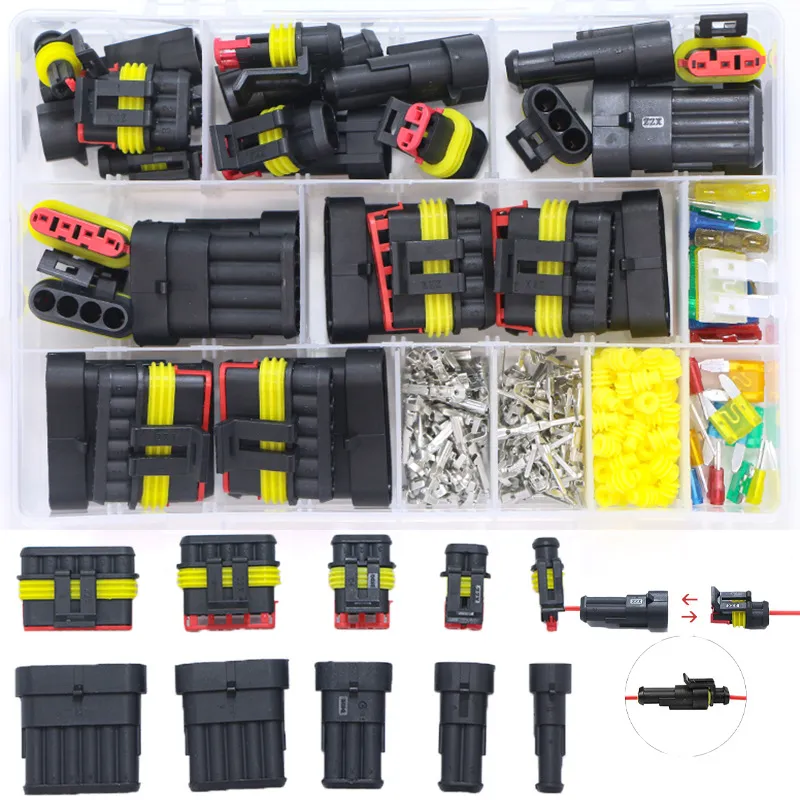 Automotive Waterproof Connector Set - Premium Terminals & Plugs - Shop ...