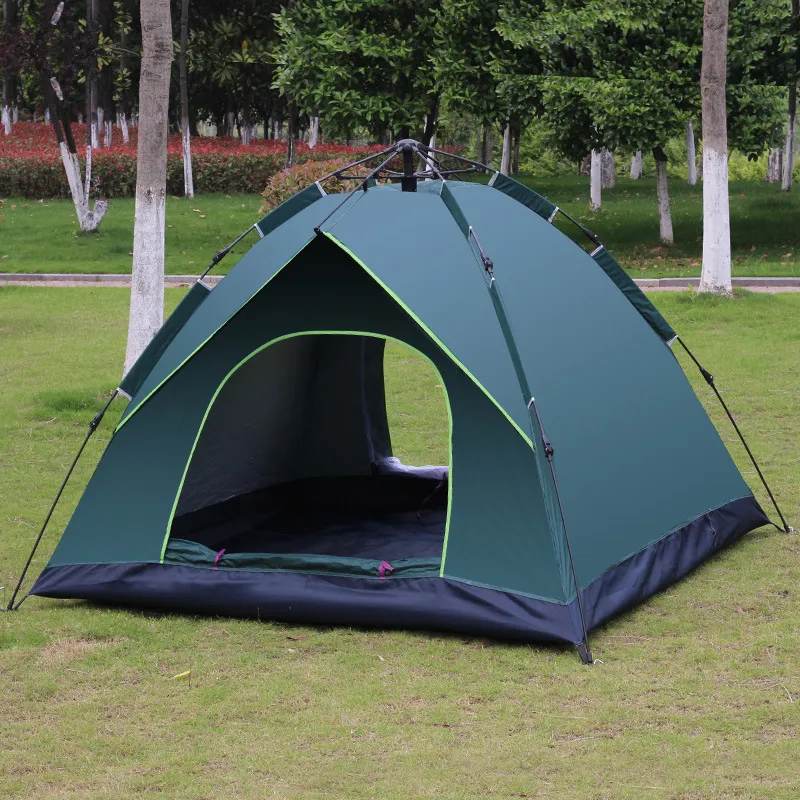 Tianshan Camel Full-Automatic Quick Opening Double-Layer camping in the ...