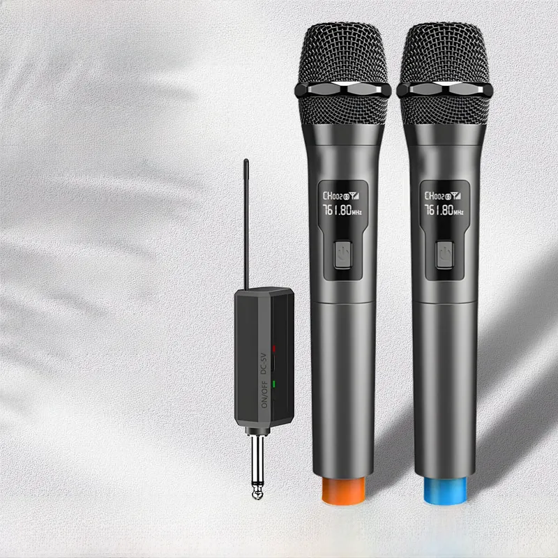 DHgate.com:Rechargeable V-segment Wireless Karaoke Microphone Kit for ...