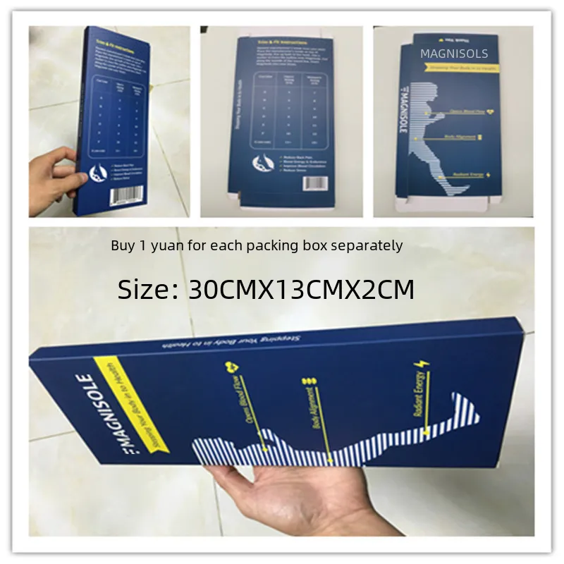 DHgate.com:Magnetic Insoles Packaging Box: Universal Color, English ...