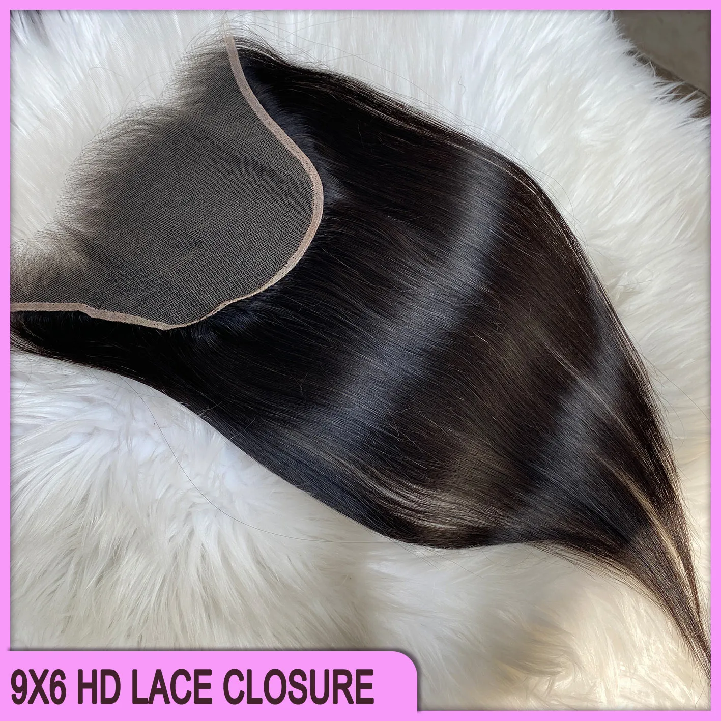 DHgate.com:100% Virgin Remy Hair Extension 9x6 HD Lace Closure Straight ...