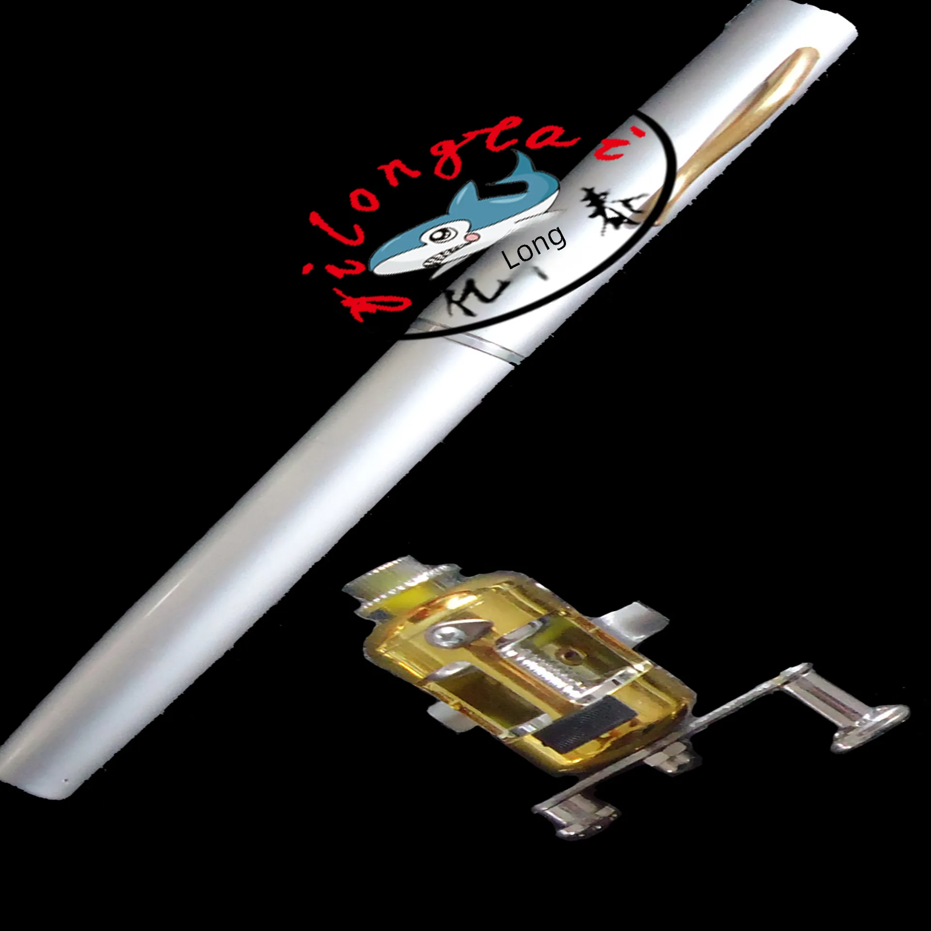 DHgate.com:Cross-border E-commerce Metal Pen Fishing Rod Mini Plastic ...