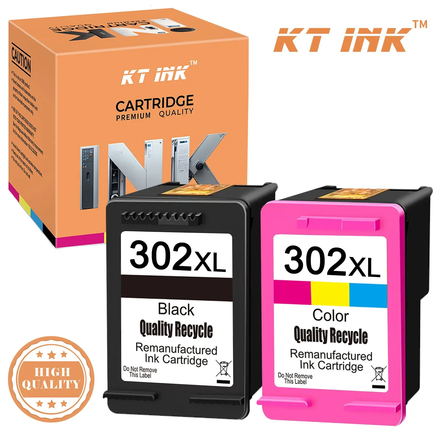 DHgate.com:KT INK Remanufactured 302XL Ink Cartridge with Printhead ...