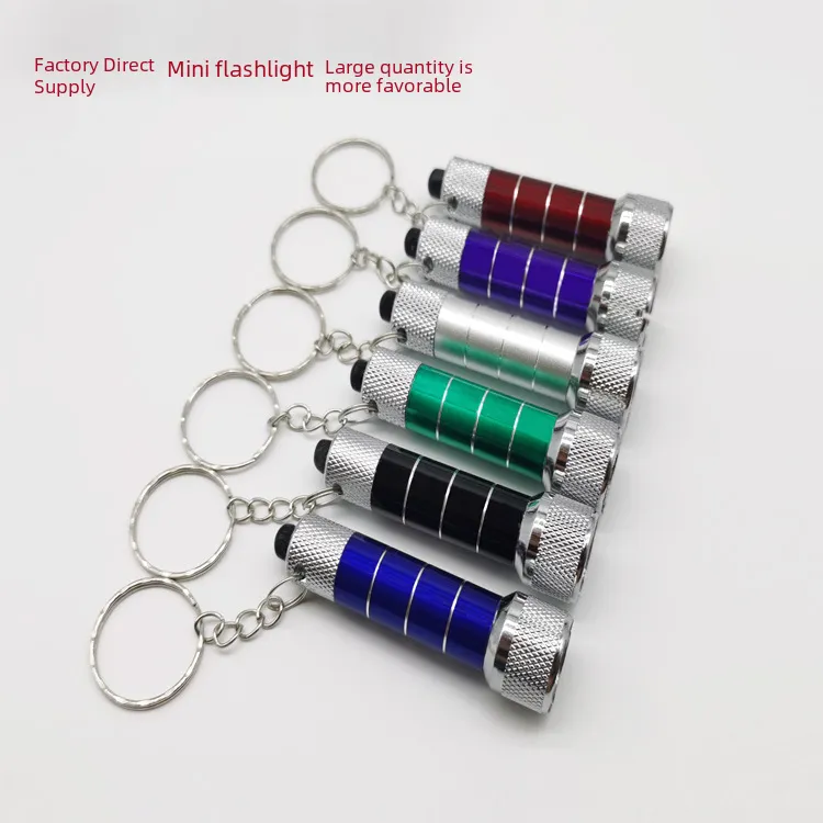 Mini Keychain Flashlight: Super Bright 5 LED Light, Portable Pocket ...