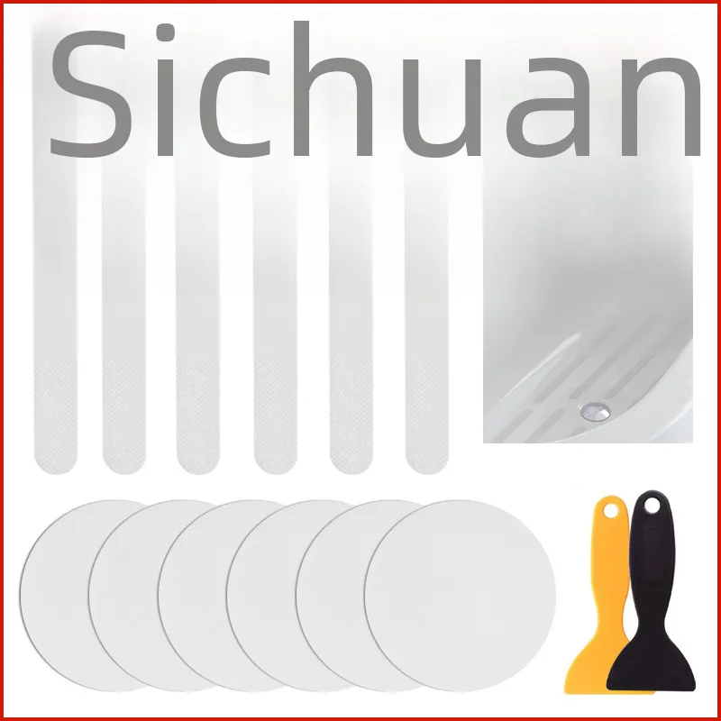 Transparent Anti Slip Bathtub Stickers - Adhesive Tub Mat for Safer ...