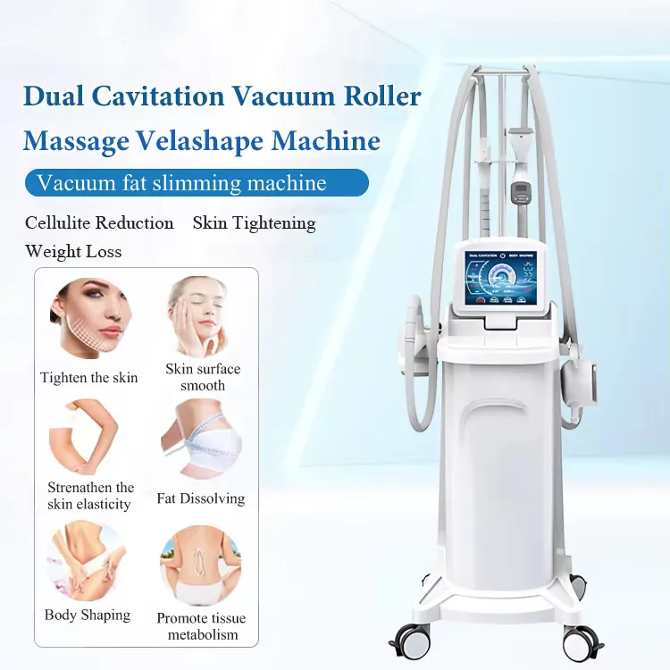 4 In 1 Cryo Body Slimming Machine With Dual Cavitation Vacuum, Rolling ...