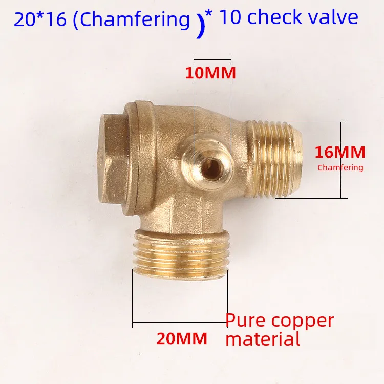 Premium Air Compressor Valve Kit - Oil-Free, Copper One-Way Check Valve ...