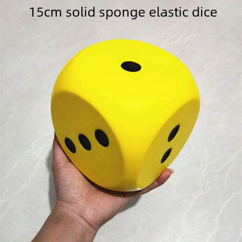 Large 15cm Sponge Dice: Fun Activity Game Props - Shop Now! Great for ...