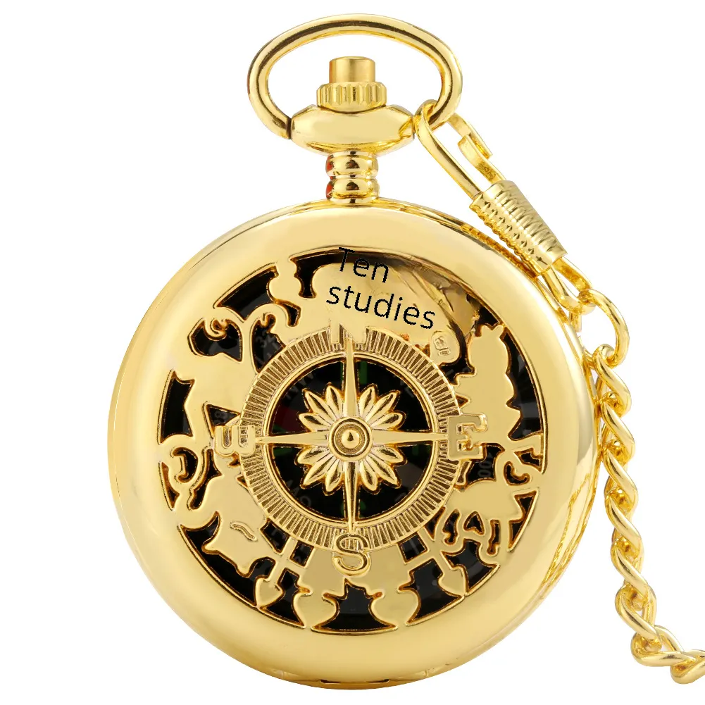 DHgate.com:Durable Brass Compass Pocket Watch for Outdoor Adventures ...