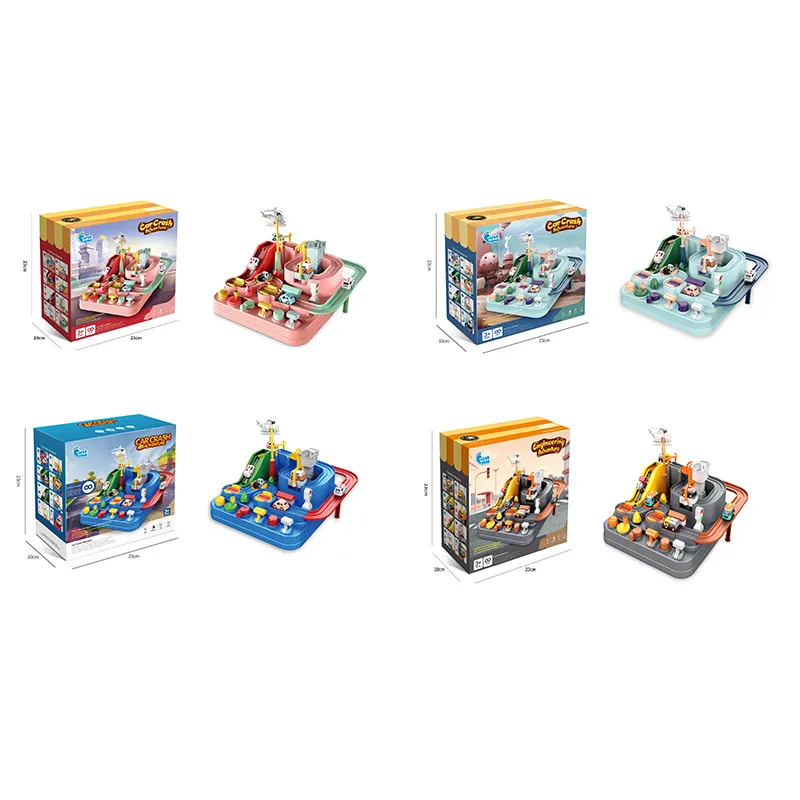 Mini Car Games Adventure Set: Push & Go Fun! Interactive Toy Car ...