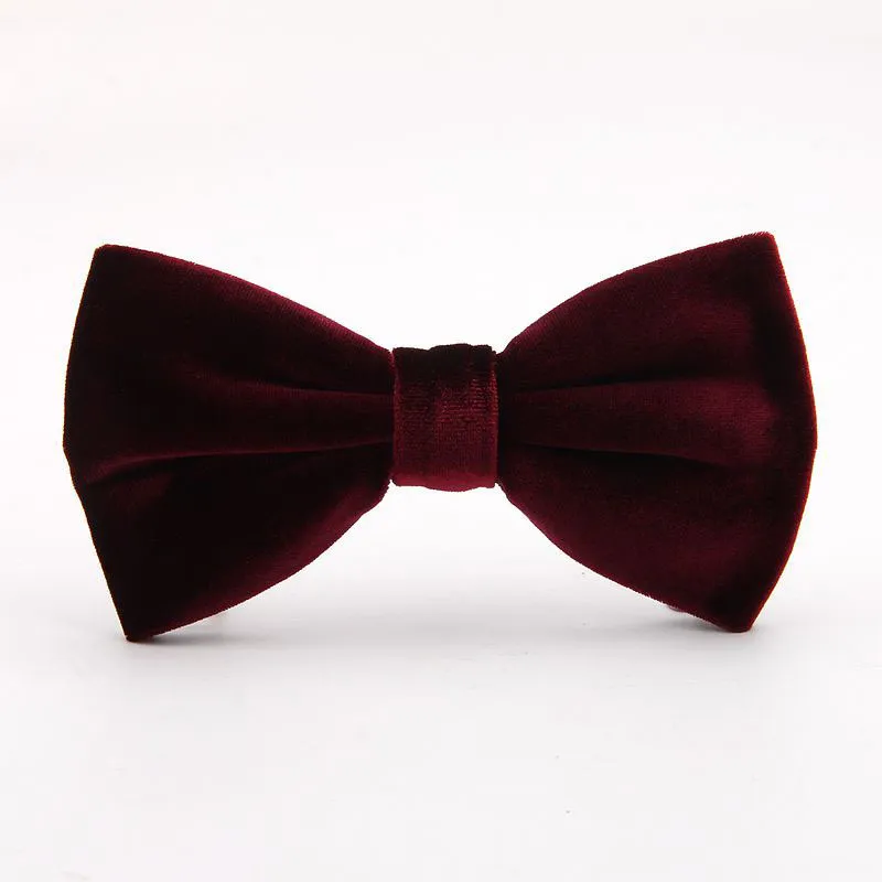 DHgate.com:Black Velvet Wedding Suit for Groomsmen and Best Men with Golden Bow Tie:Wedding ...