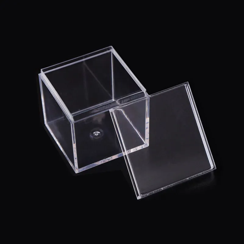 DHgate.com:Crystal Clear Square Box - Premium Transparent Plastic Candy ...