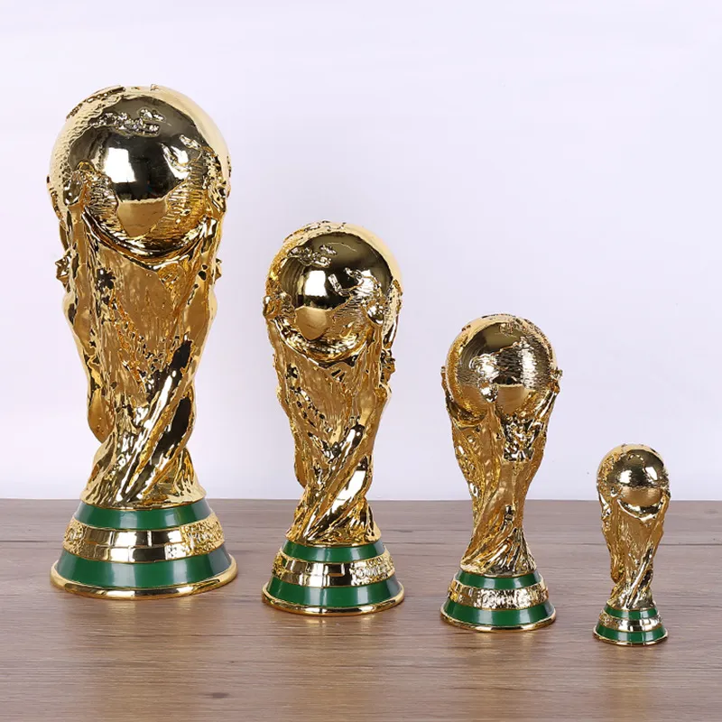 Football Hercules Cup Trophy Electroplated Souvenir Ornament For Fans ...