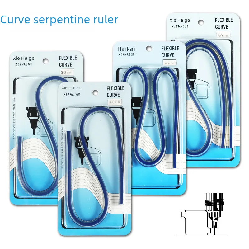 Snake Ruler For Art Drawing & Design Flexible, Curved Ruler For Bending ...