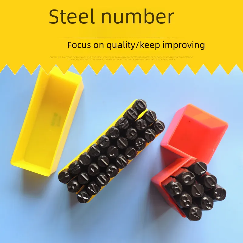 DHgate.com:2024 UpgradedCustom Steel Number Stamp Set, 36-Pcs 3mm ...