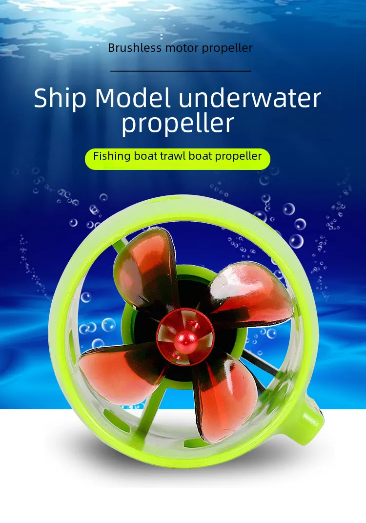 Underwater Thruster: Brushless RC Boat Motor, Waterproof Ship Propeller ...