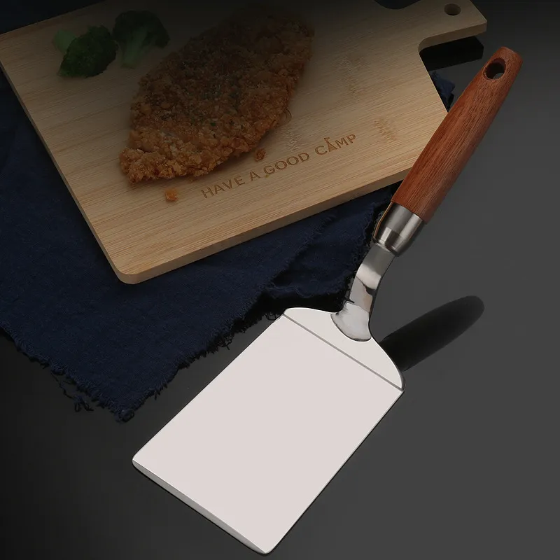 Wholesale Stainless Steel Teppanyaki snow shovel for Raw Fried Food ...