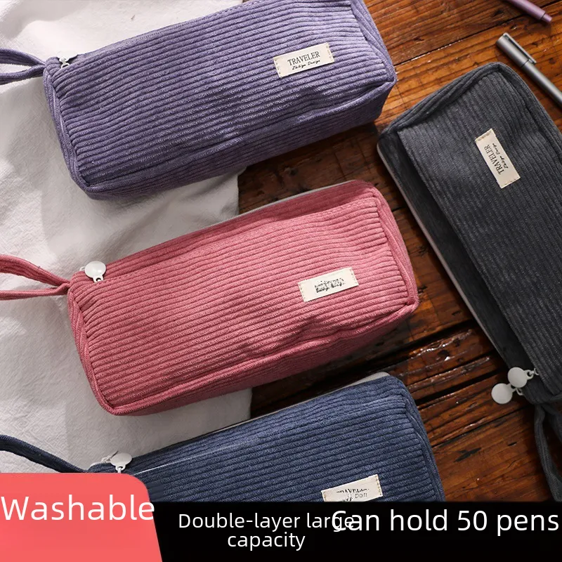 Large Capacity Pencil Bag: Cute, Multifunctional Stationery Organizer ...